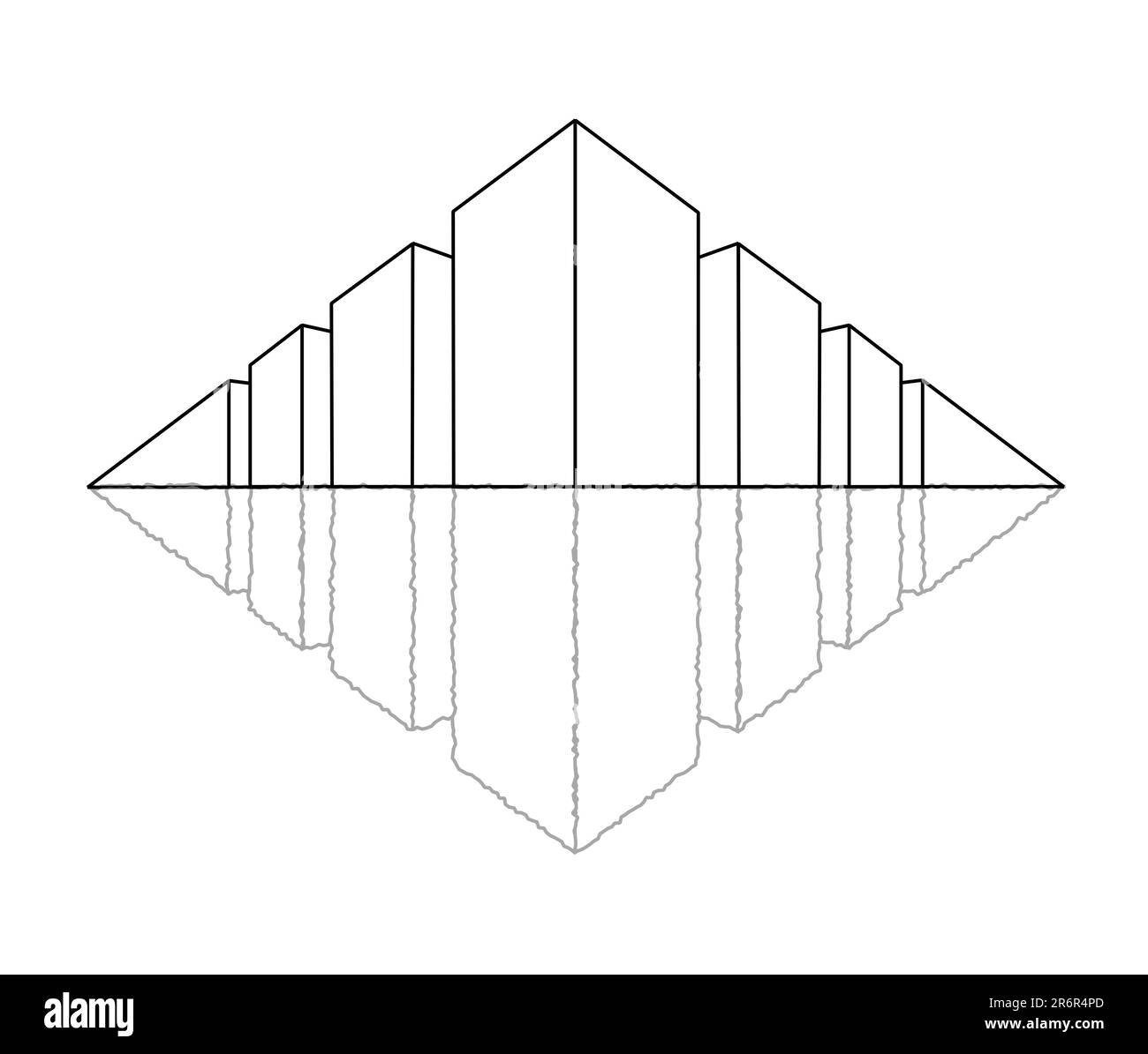Two Point Perspective City Block
