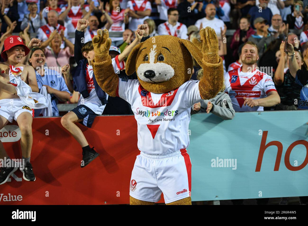 St. Helens, England - 9th June 2023 - St. Helens mascot. Rugby League ...