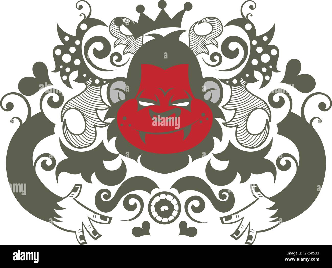 cute organ character pattern design Stock Vector Image & Art - Alamy