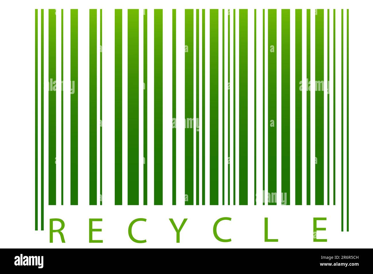 illustration of recycle,barcode with white background Stock Vector ...