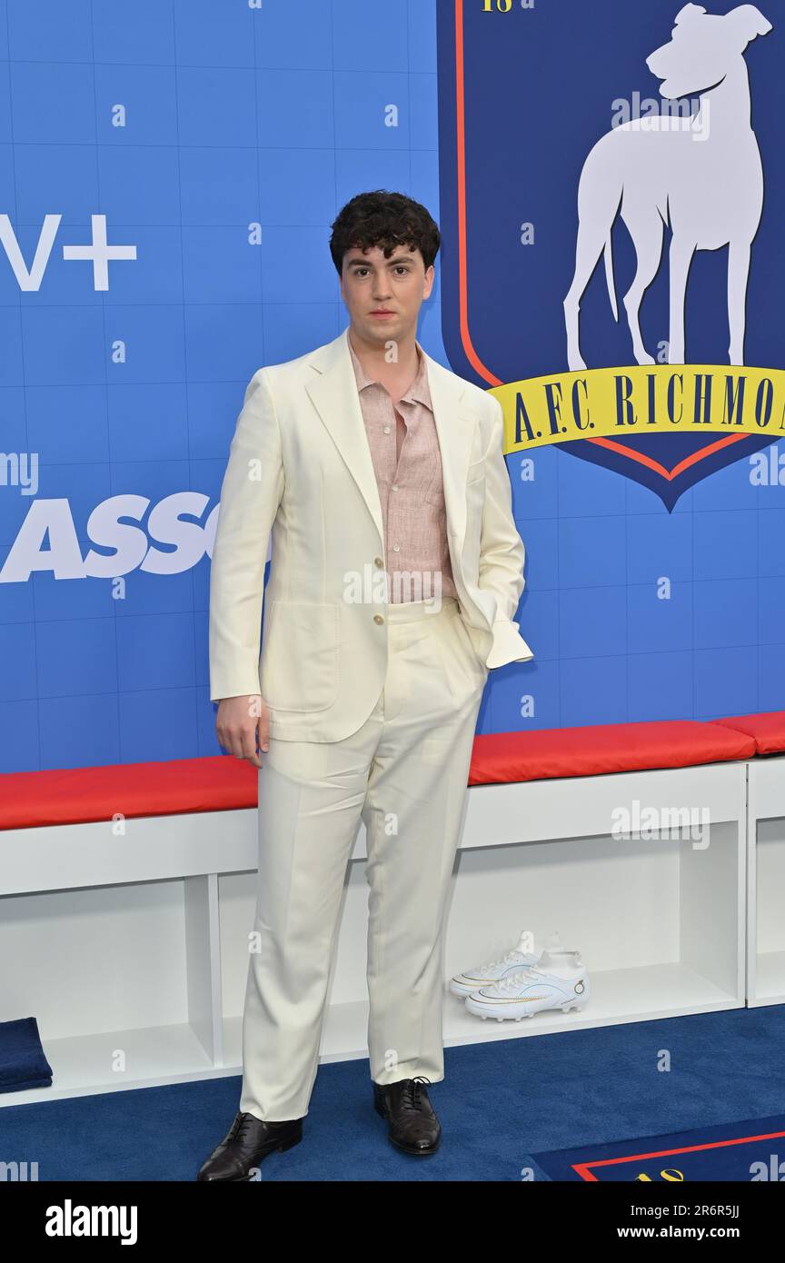 Los Angeles, USA. 10th June, 2023. Charlie Hiscock at the "Ted Lasso ...