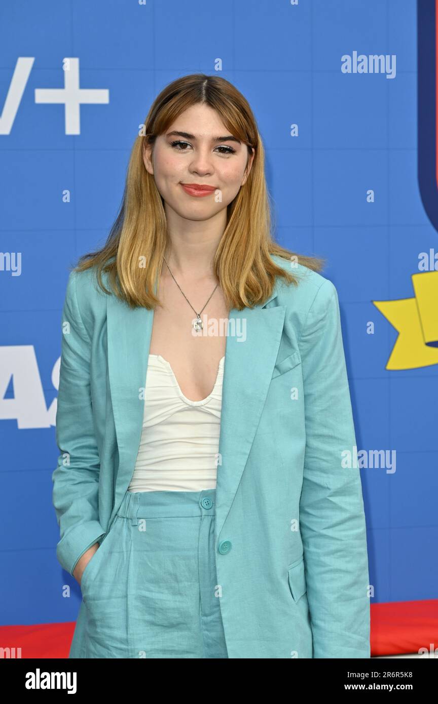 Callie Haverda at the "Ted Lasso" FYC Emmy screening at the Television Academy. Picture: Paul ...