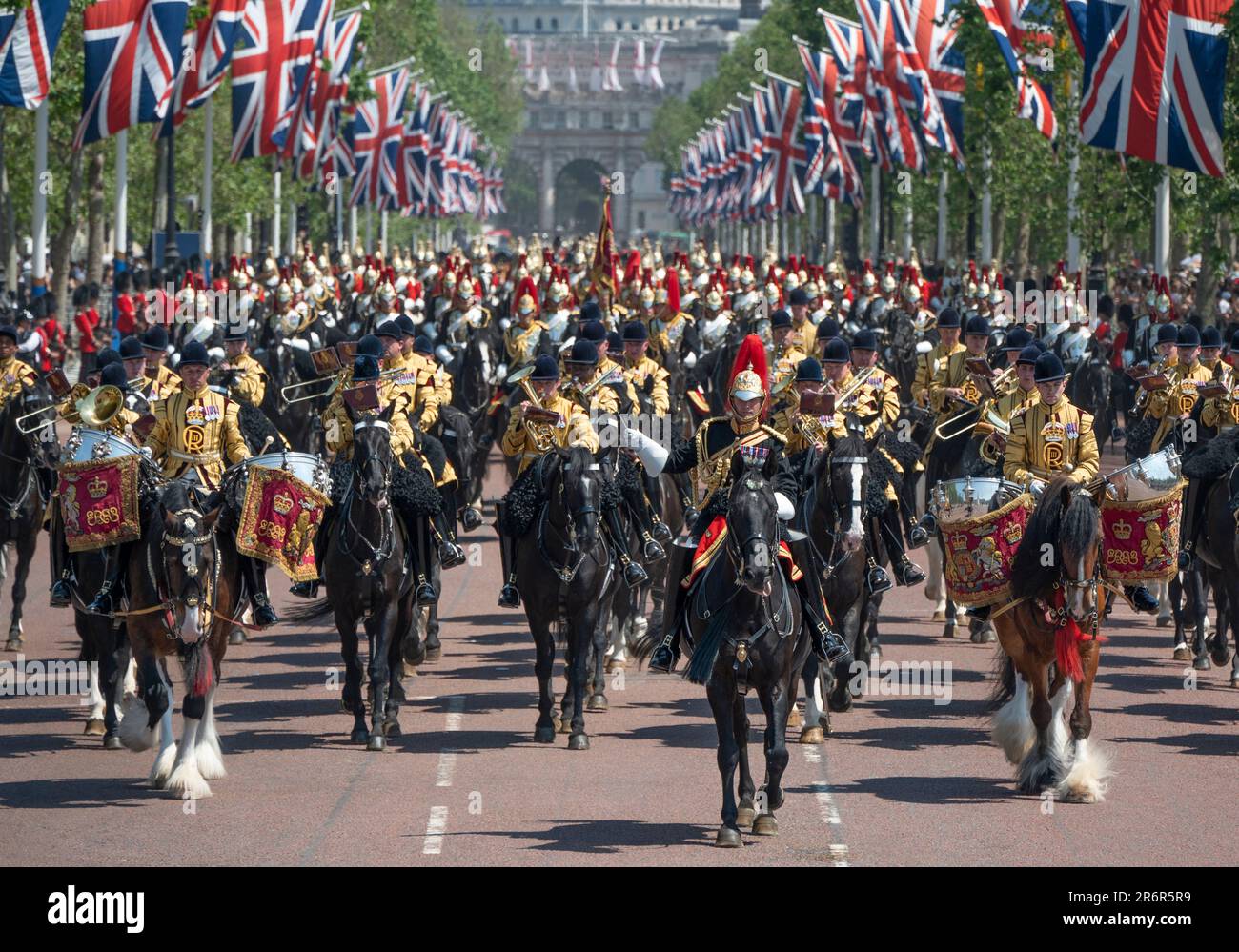 London, UK, 10 June 2023. The Colonel's Review, the final rehearsal for ...