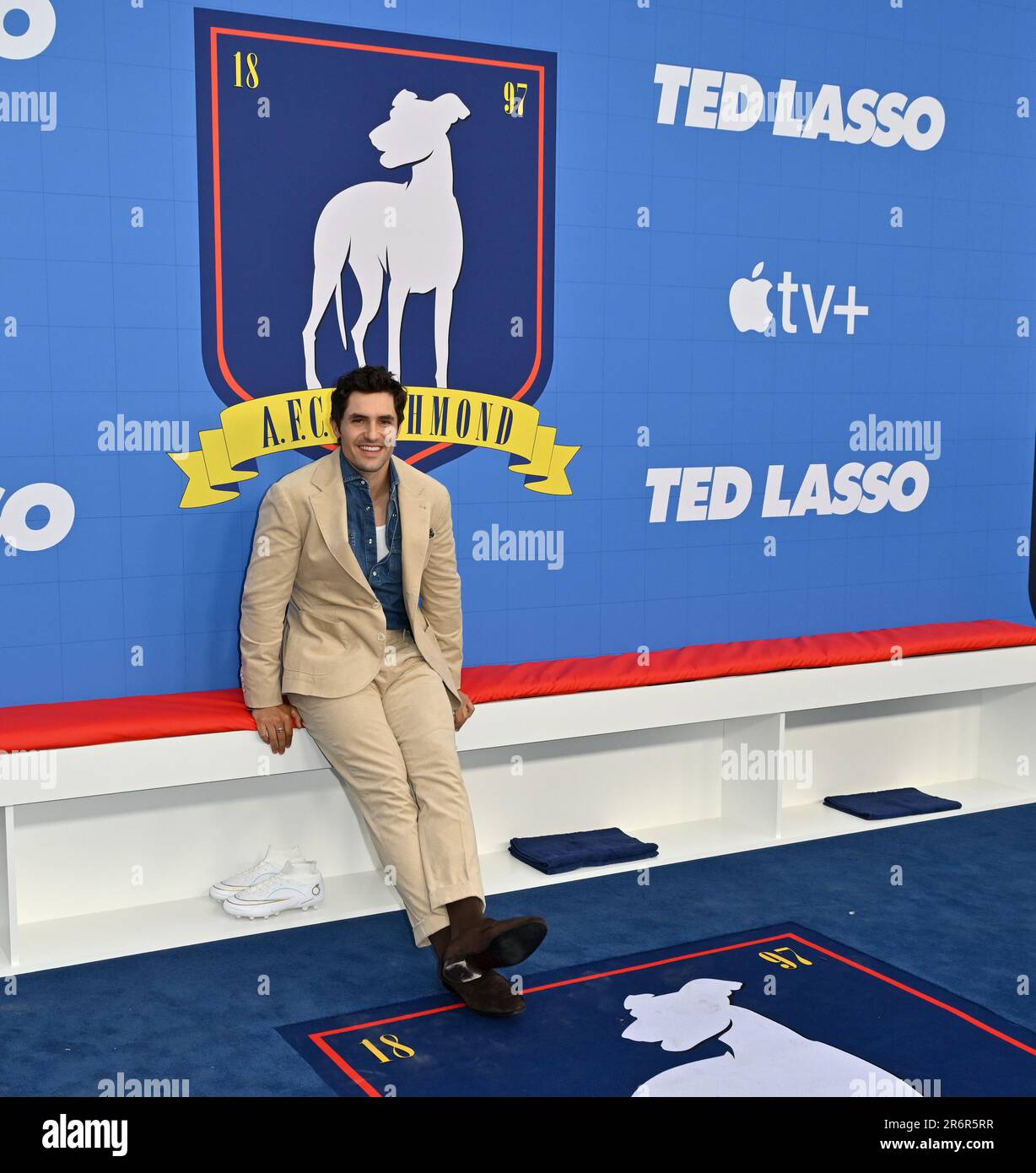 Phil Dunster at the "Ted Lasso" FYC Emmy screening at the Television ...