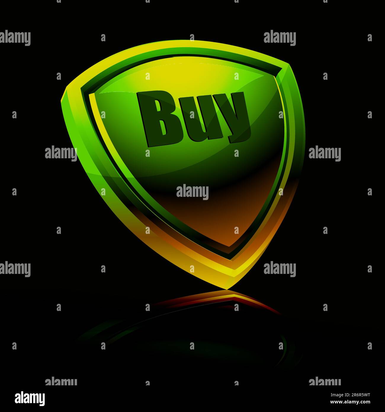 Modern shield icon mark Stock Vector Images - Alamy