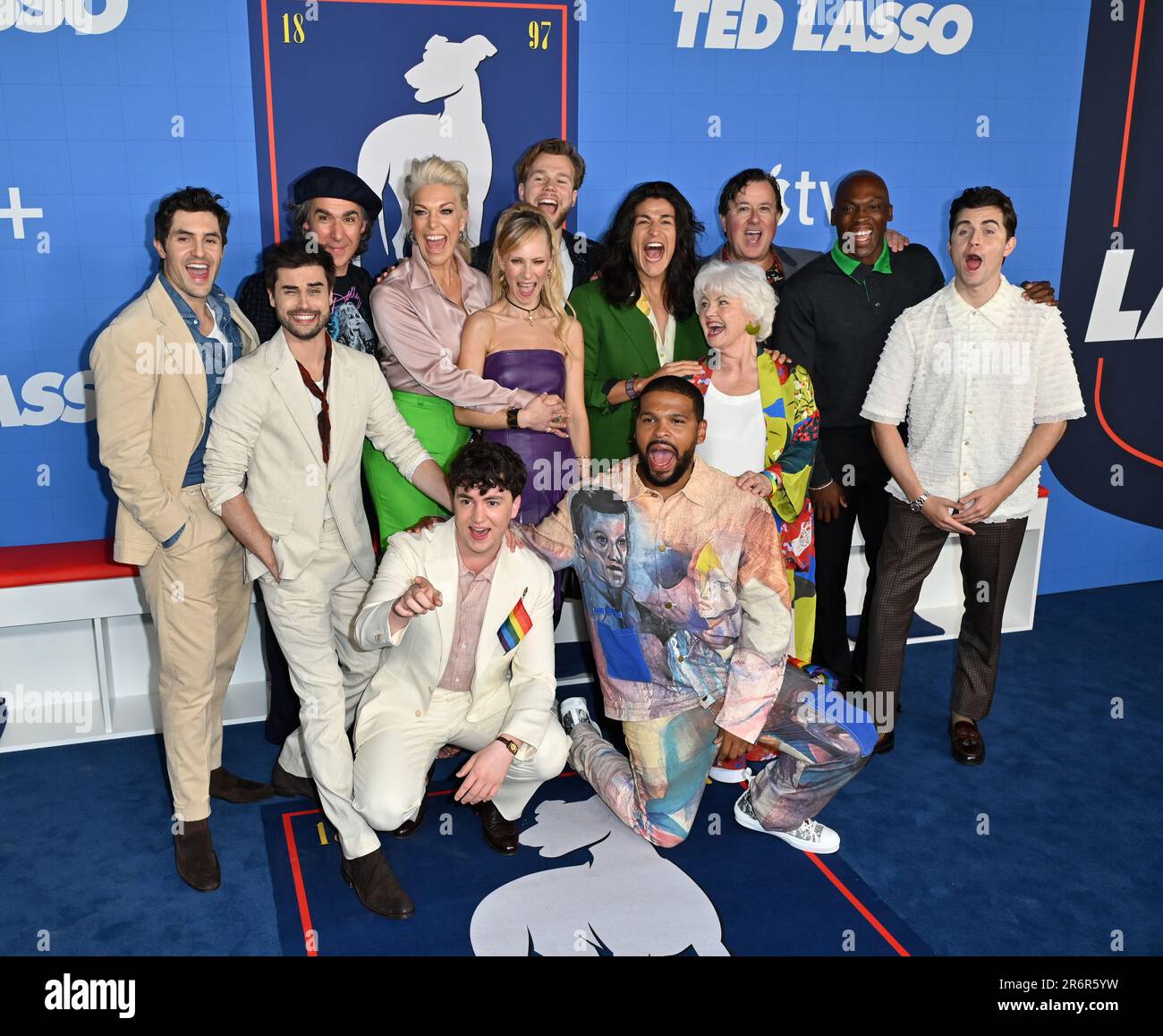 Los Angeles, USA. 10th June, 2023. Hannah Waddingham, Juno Temple & Ted ...