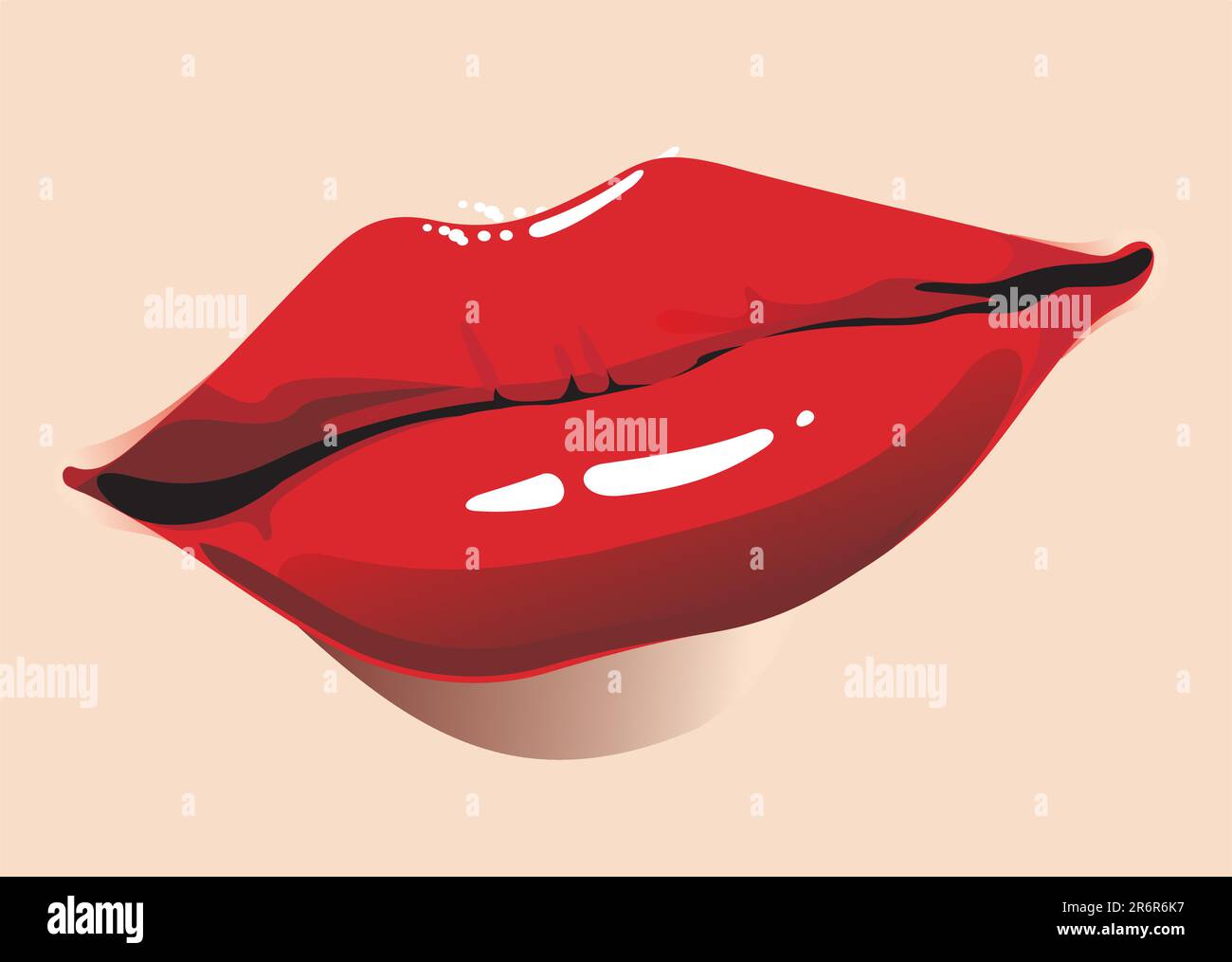 Lips. Vector illustration Stock Vector Image & Art - Alamy