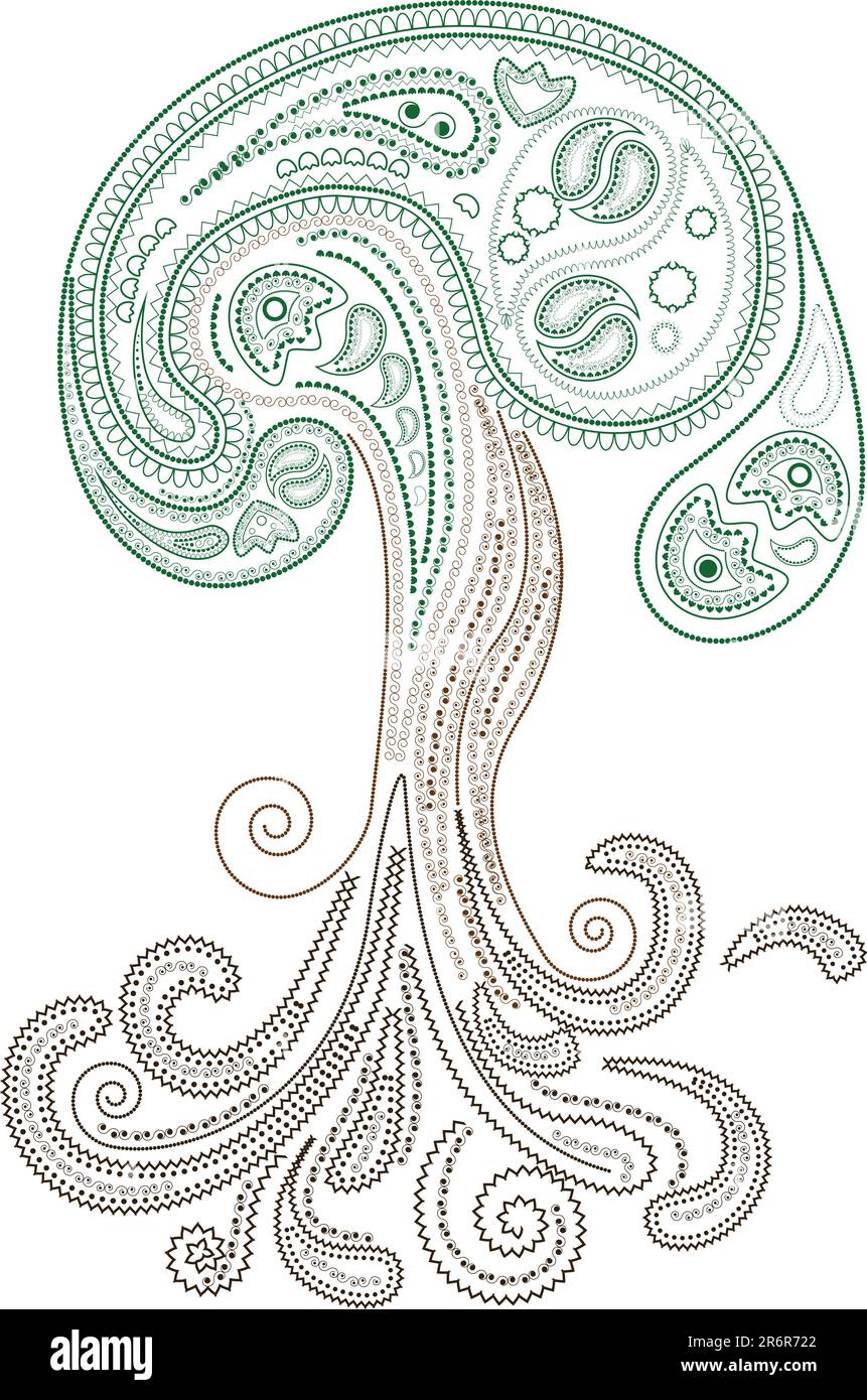 Henna Tree Drawing