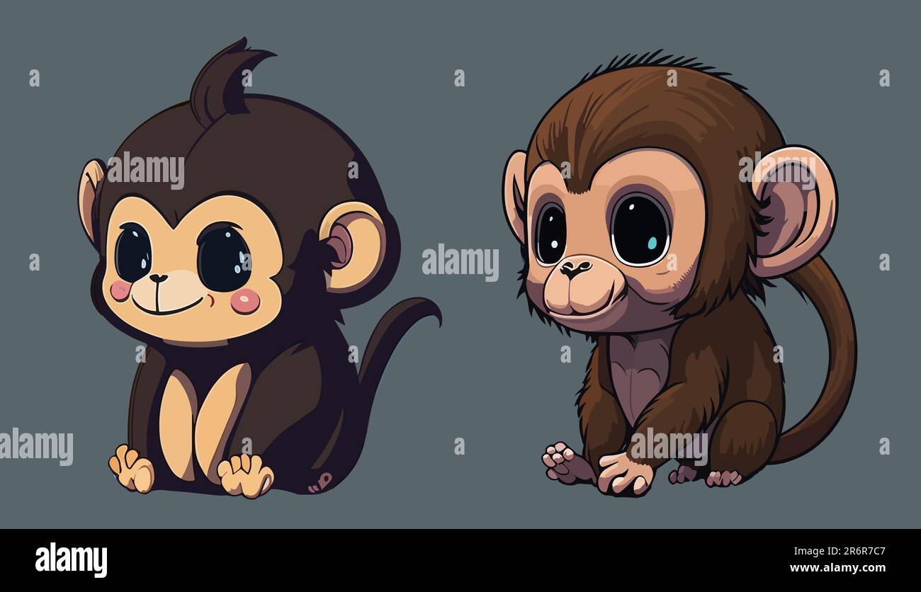 Two Cute Monkeys