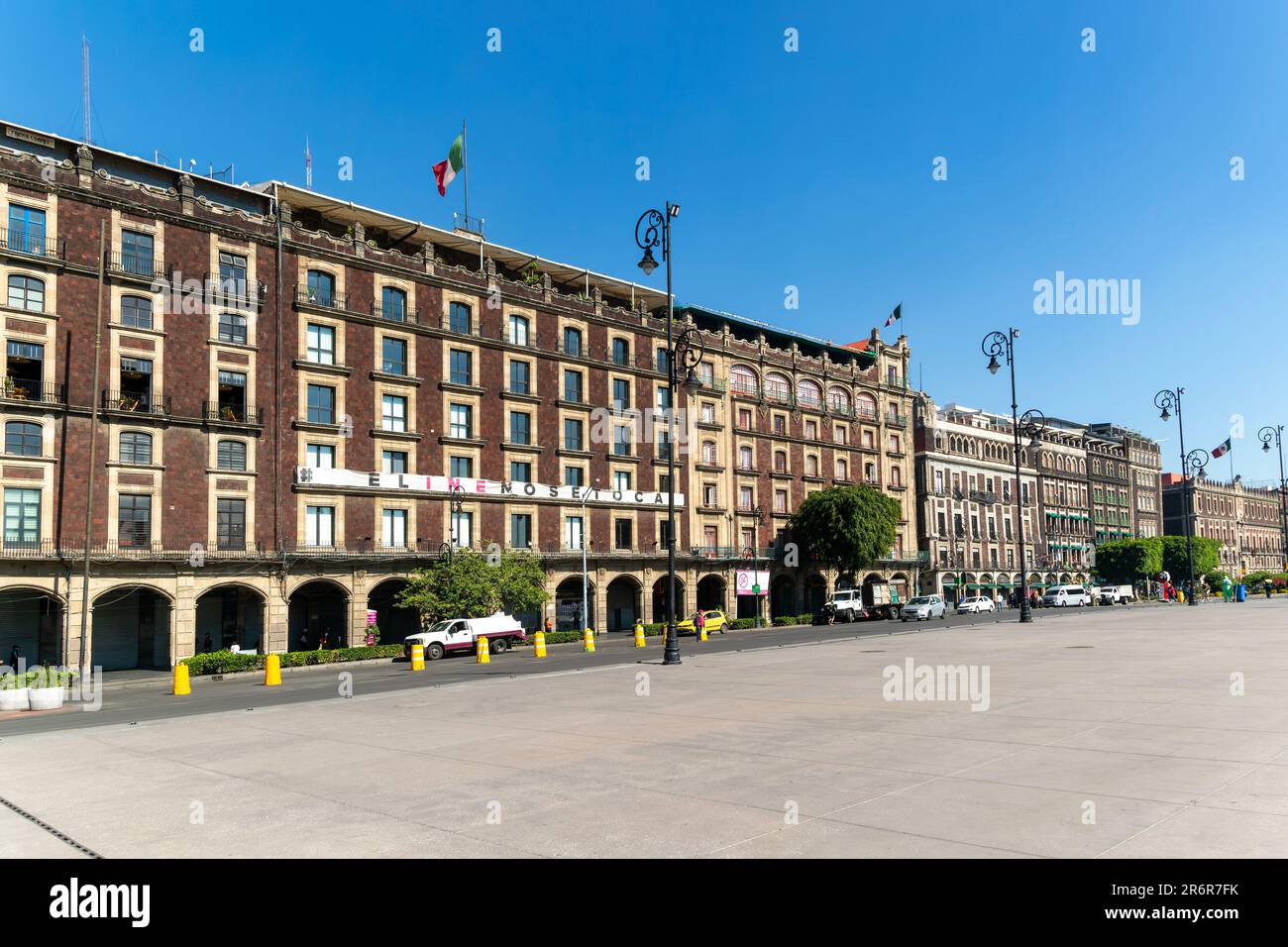 Historic buildings on west side of main city square, Plaza de la ...