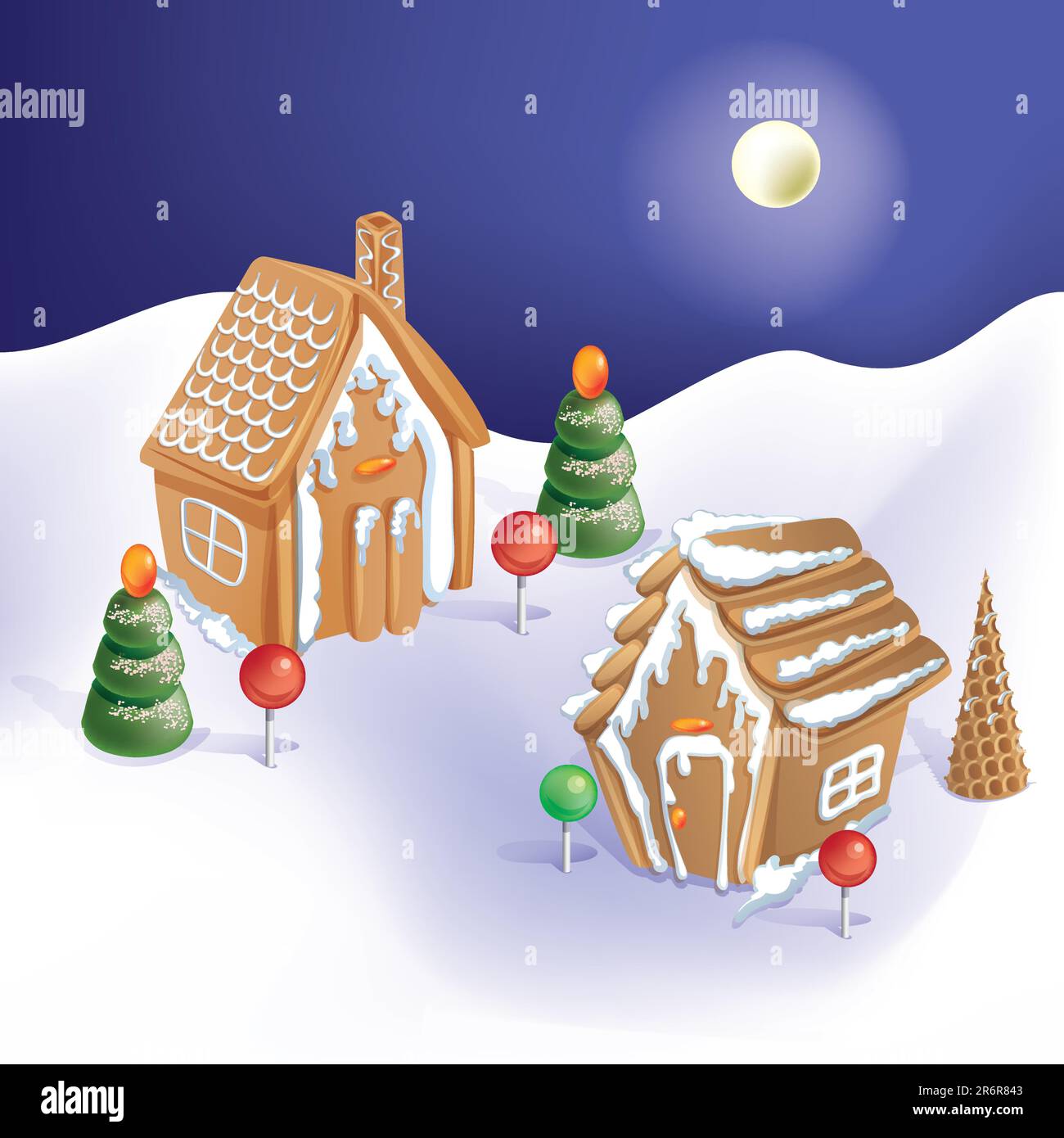 Each object grouped separate, and put in different layer Stock Vector ...