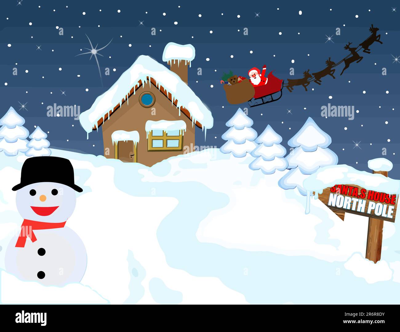 North Pole Santa House Inside