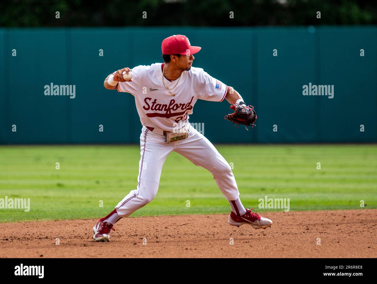 Stanford infielder short stop temo becerra hi-res stock photography and ...
