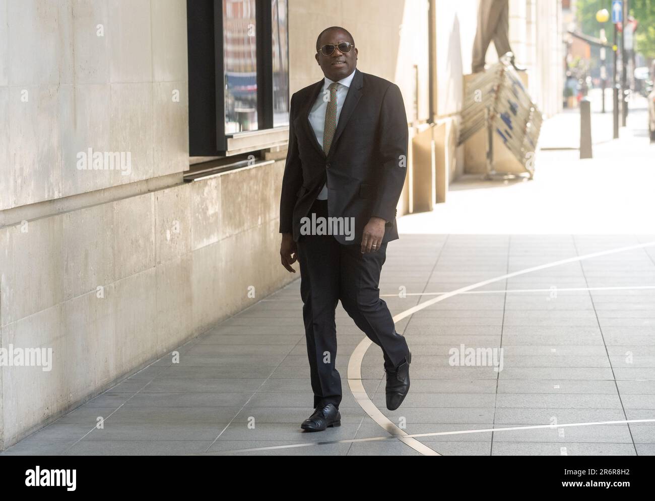 Shadow foreign secretary David Lammy arrives at BBC Broadcasting House ...