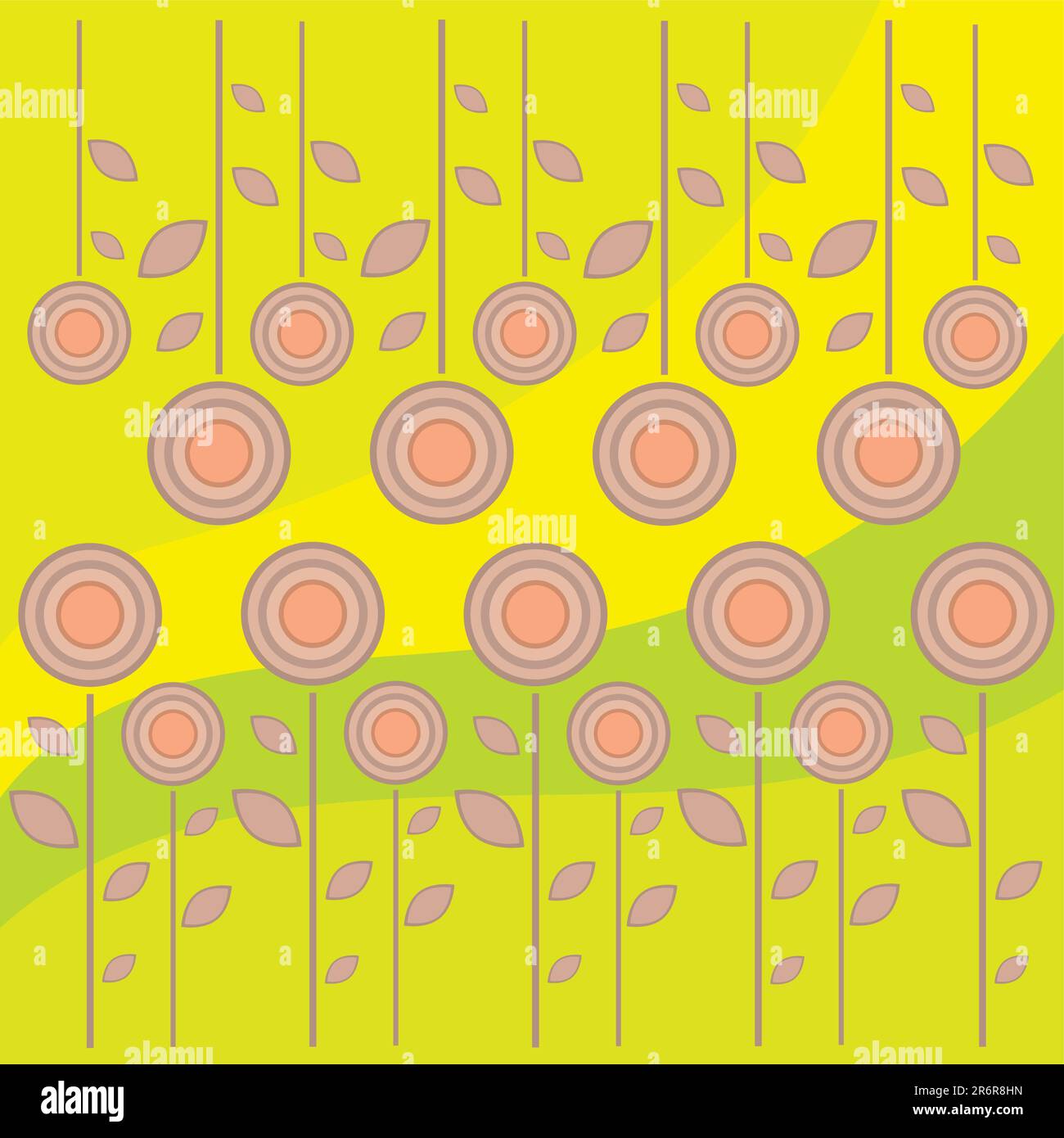 Pattern simple tree elements Stock Vector Images - Alamy