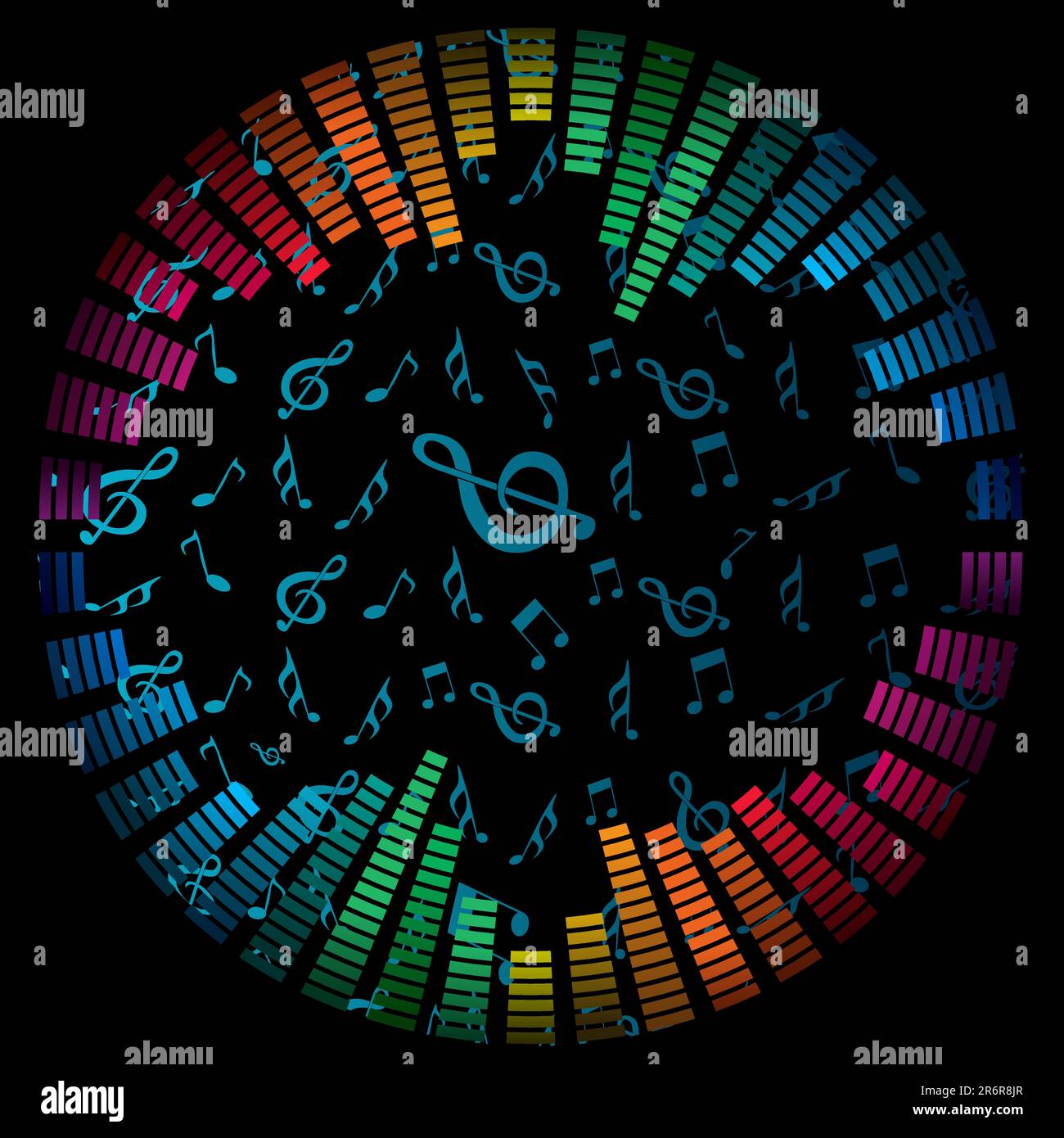 illustration of colorful musical background Stock Vector Image & Art ...