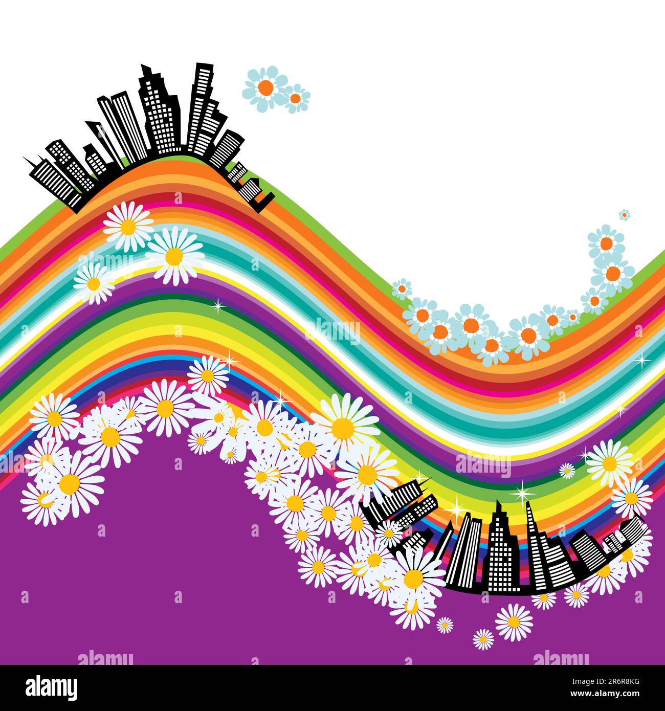 Abstract summer background, urban Stock Vector Image & Art - Alamy