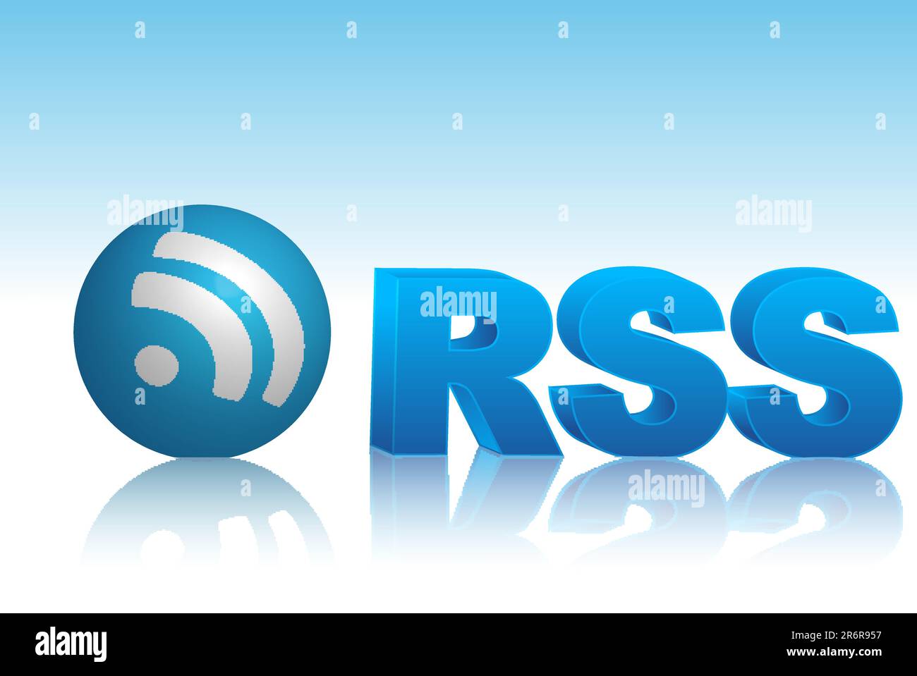 Icon rss vector concept illustration hi-res stock photography and ...