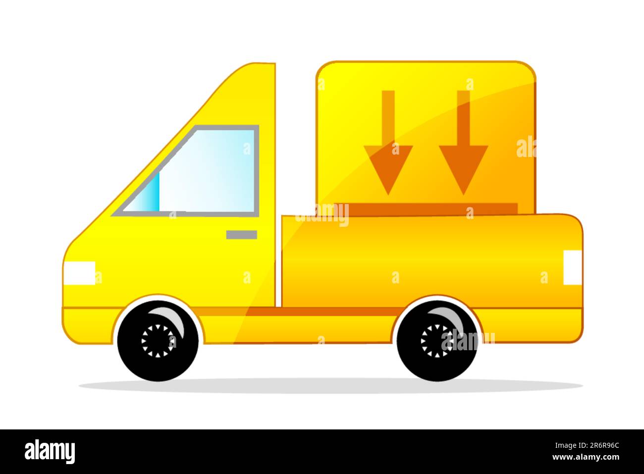 illustration of colorful cab on white background Stock Vector Image ...