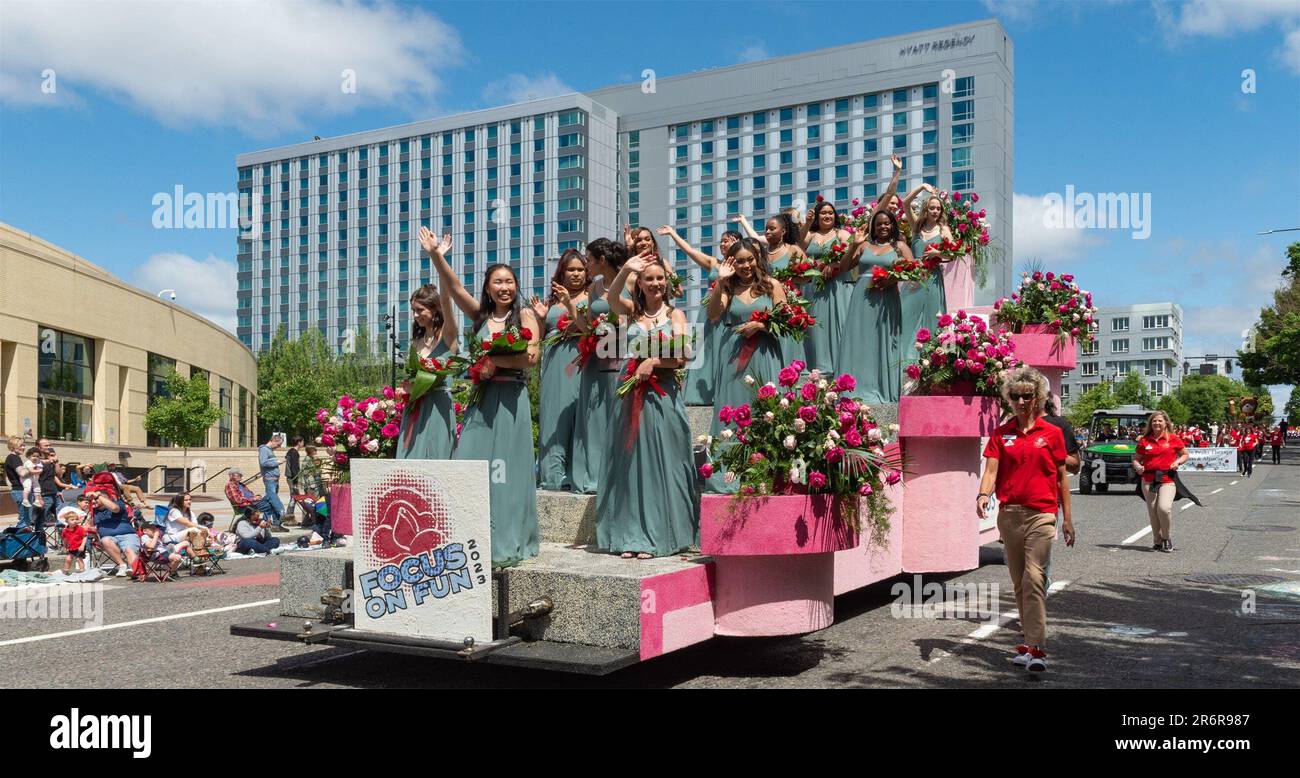 Portland. 10th June, 2023. This photo taken on June 10, 2023 shows a ...
