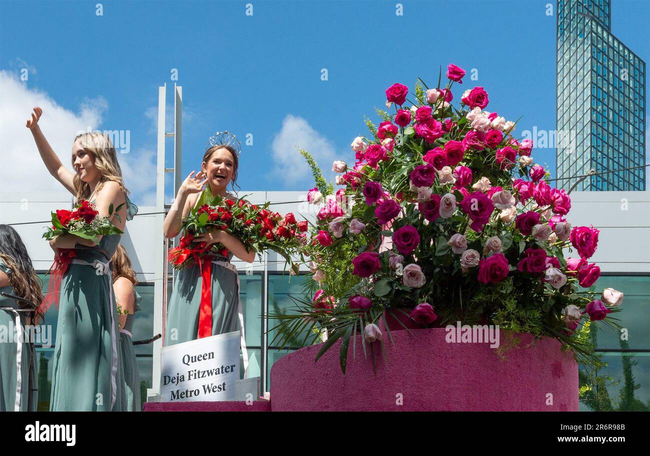 Portland. 10th June, 2023. This photo taken on June 10, 2023 shows a ...