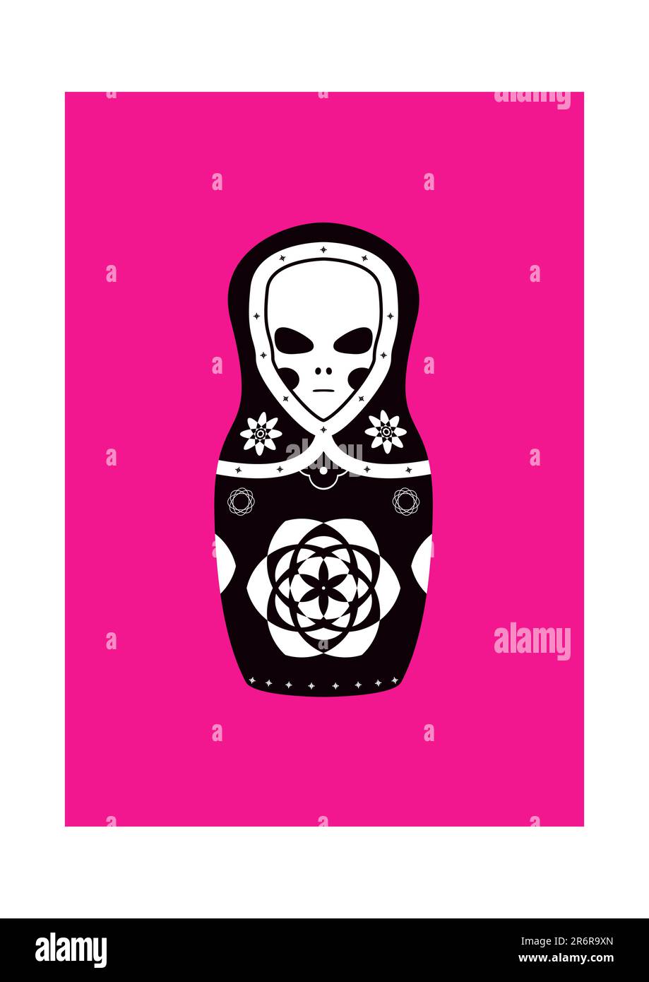 Vector art of russian doll (matrioska) Alien Stock Vector Image & Art ...