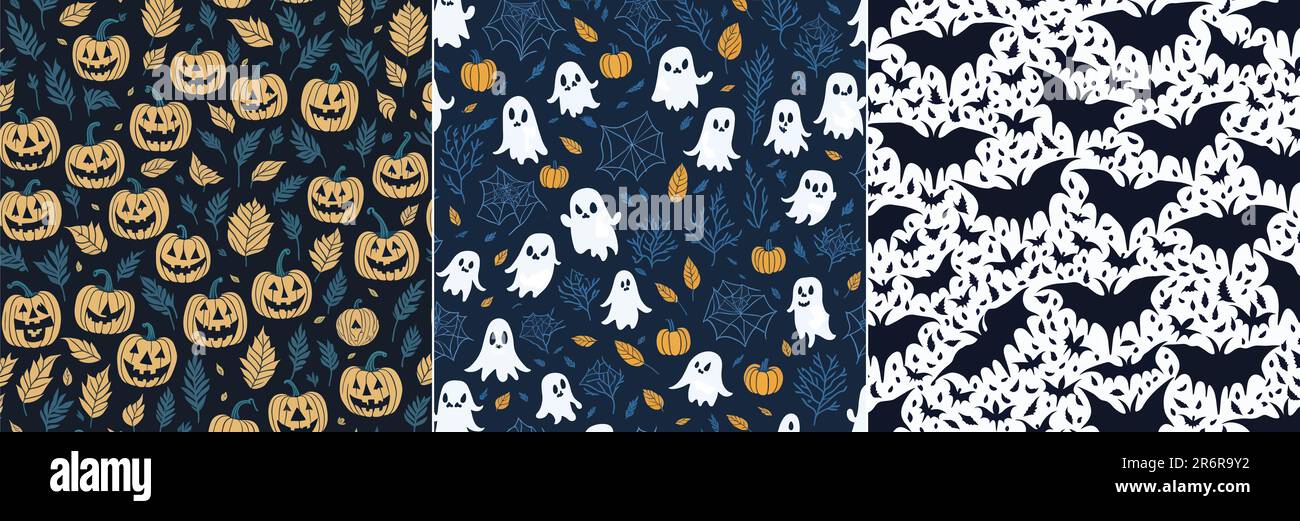 Happy ghost patterns hi-res stock photography and images - Alamy