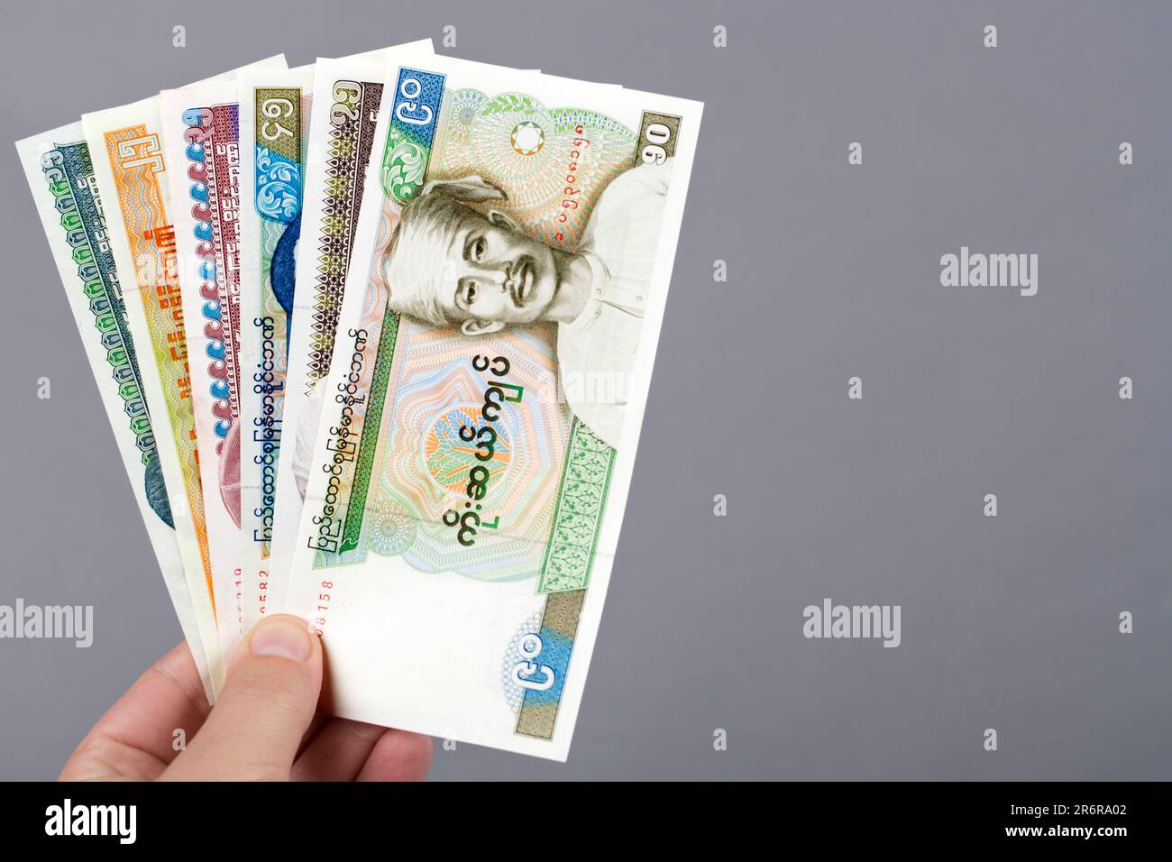 Myanmar currency note hi-res stock photography and images - Alamy