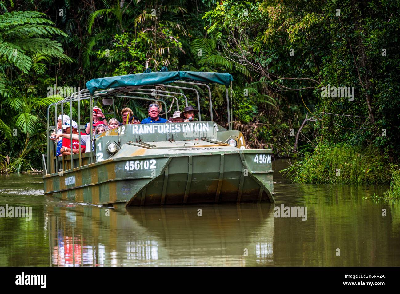 Barron Gorge National Park, Australia -- Feb 20, 2023. Photo of a tour ...