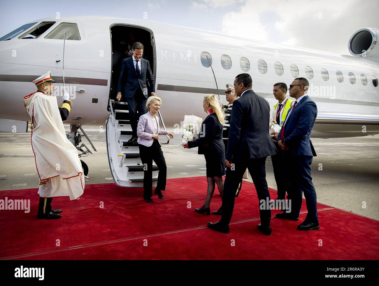 TUNIS - Prime Minister Mark Rutte and President Ursula von der Leyen of ...