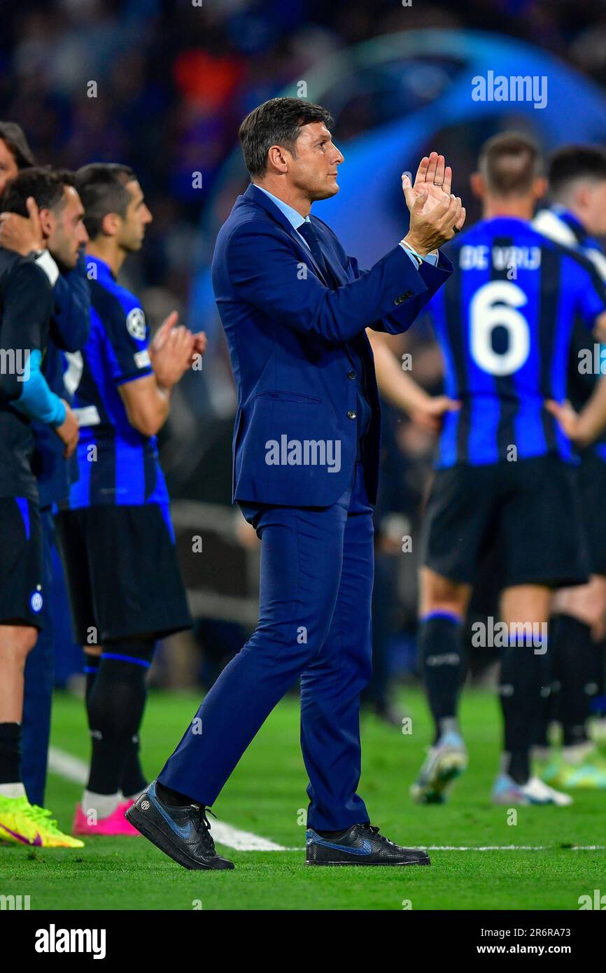 Istanbul, Turkey. 10th June, 2023. Vice-President Javier Zanetti of ...