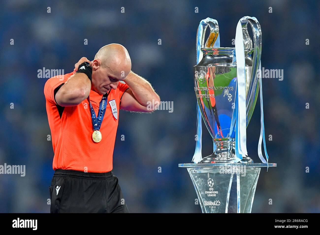 Istanbul, Turkey. 10th June, 2023. Referee Szymon Marciniak seen the ...