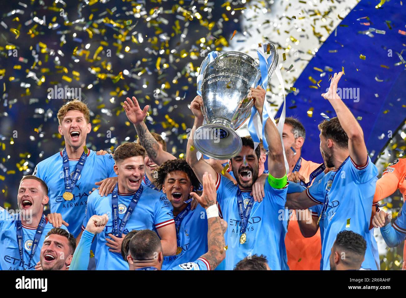 Istanbul, Turkey. 10th June, 2023. Captain Ilkay Gundogan of Manchester ...