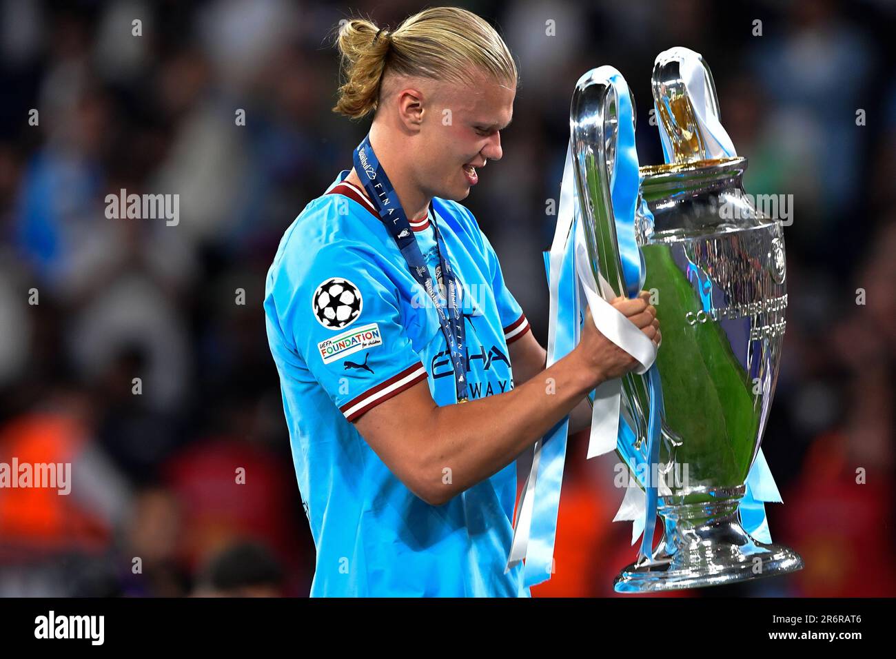 Istanbul, Turkey. 10th June, 2023. Erling Haaland of Manchester City ...
