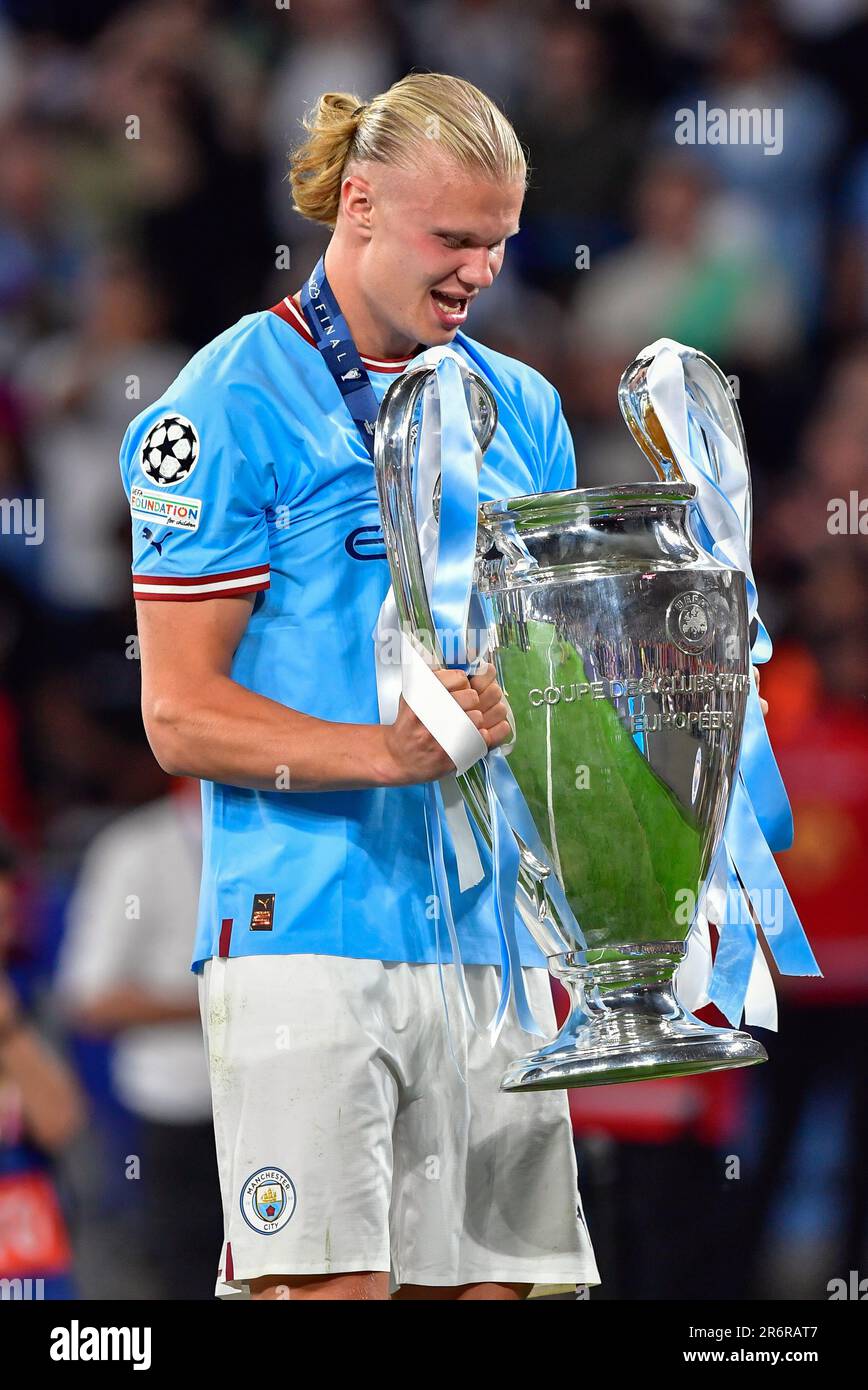 Istanbul, Turkey. 10th June, 2023. Erling Haaland of Manchester City ...