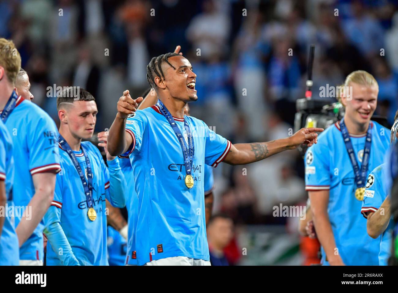 Istanbul, Turkey. 10th June, 2023. Manuel Akanji of Manchester City ...