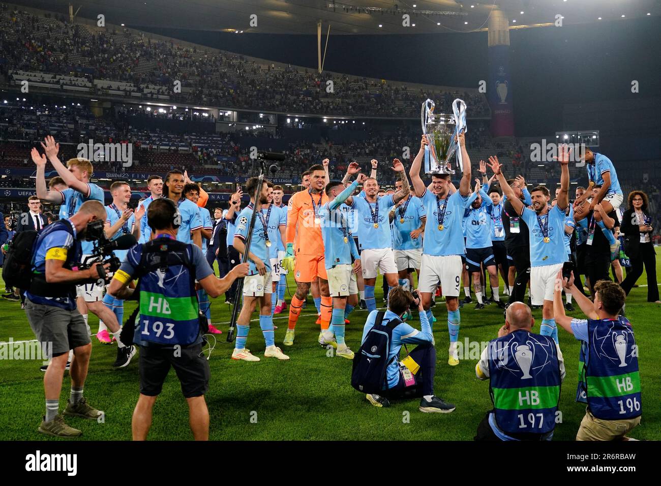 Istanbul, Spain. 10th June, 2023. Erling Haaland of Manchester City ...