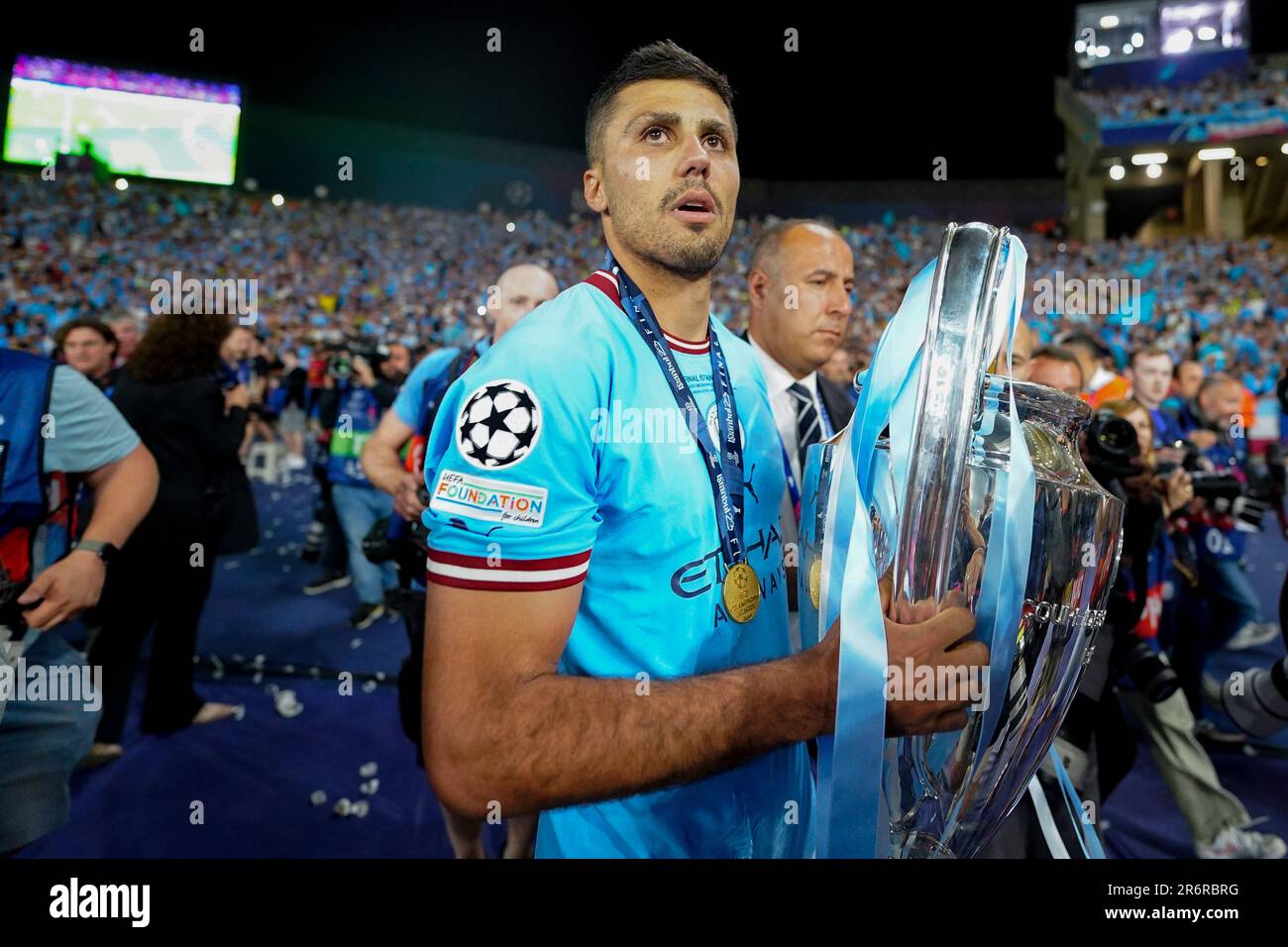 Istanbul, Spain. 10th June, 2023. Rodri Hernandez of Manchester City ...