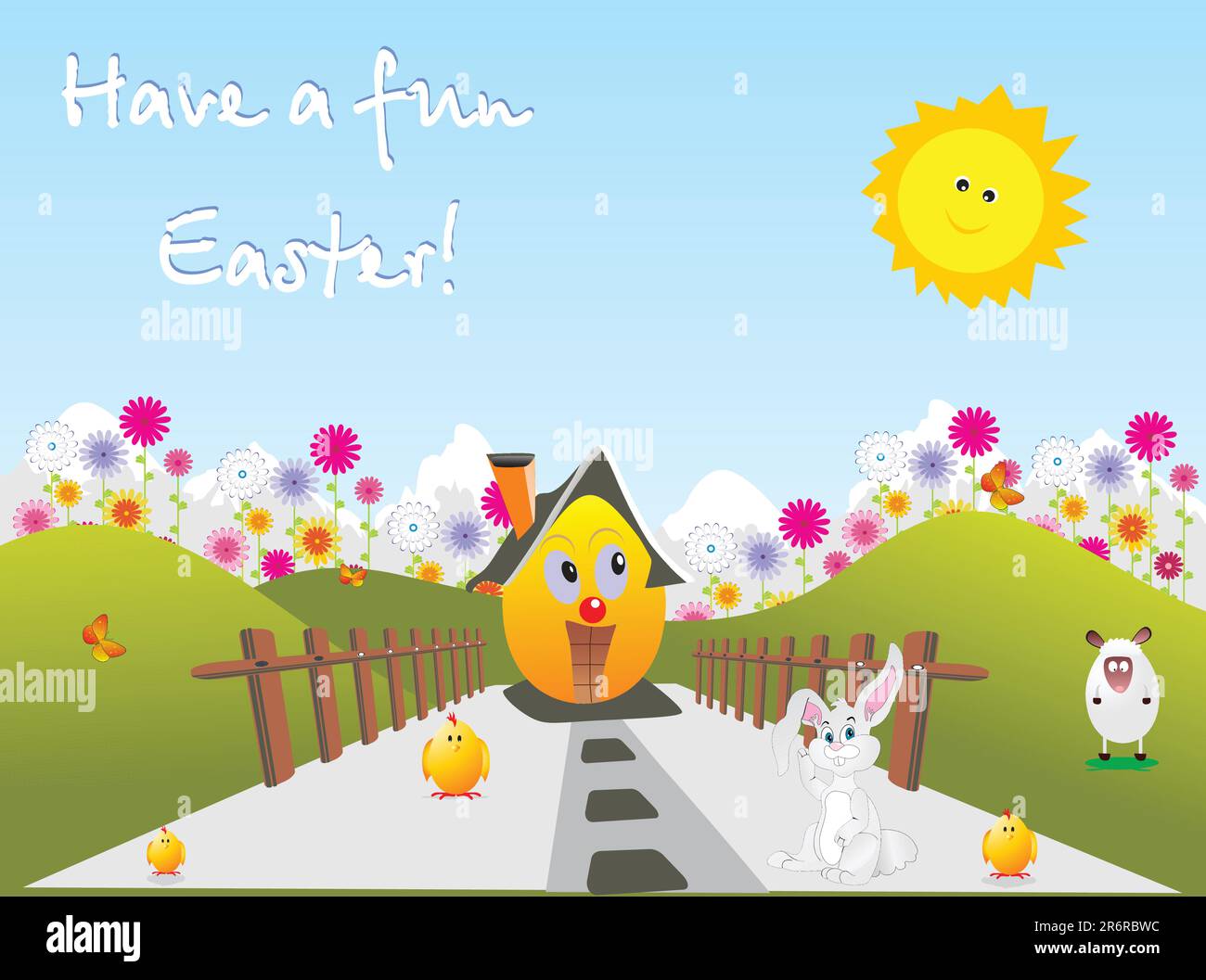 vector illustration of easter family Stock Vector Image & Art - Alamy