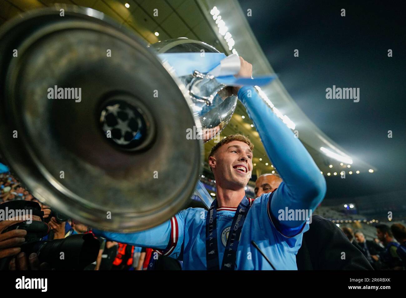Istanbul, Spain. 10th June, 2023. Cole Palmer of Manchester City with ...