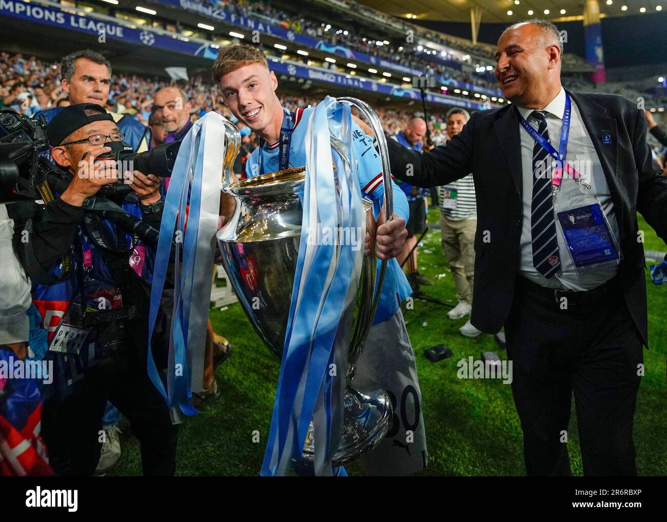 Istanbul, Spain. 10th June, 2023. Cole Palmer of Manchester City with ...