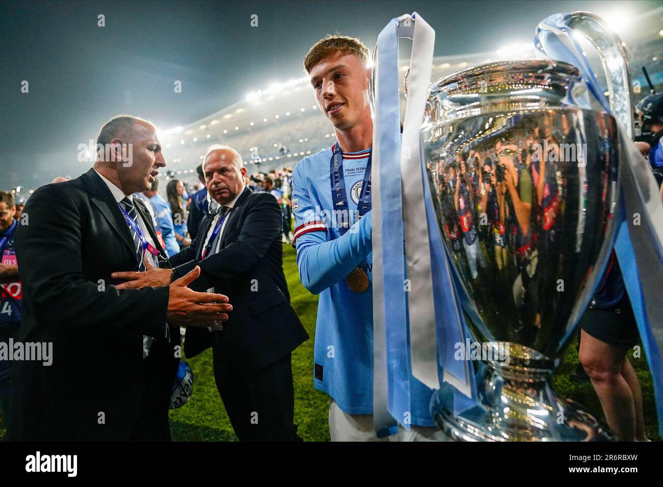 Istanbul, Spain. 10th June, 2023. Cole Palmer of Manchester City with ...