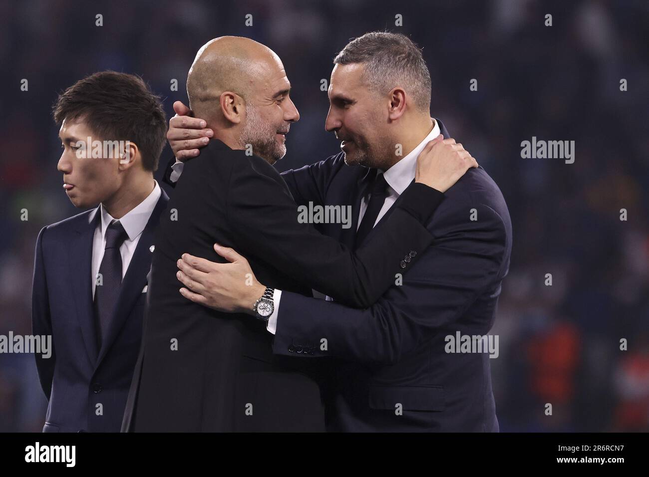 Pep guardiola trophy 2023 hi-res stock photography and images - Alamy