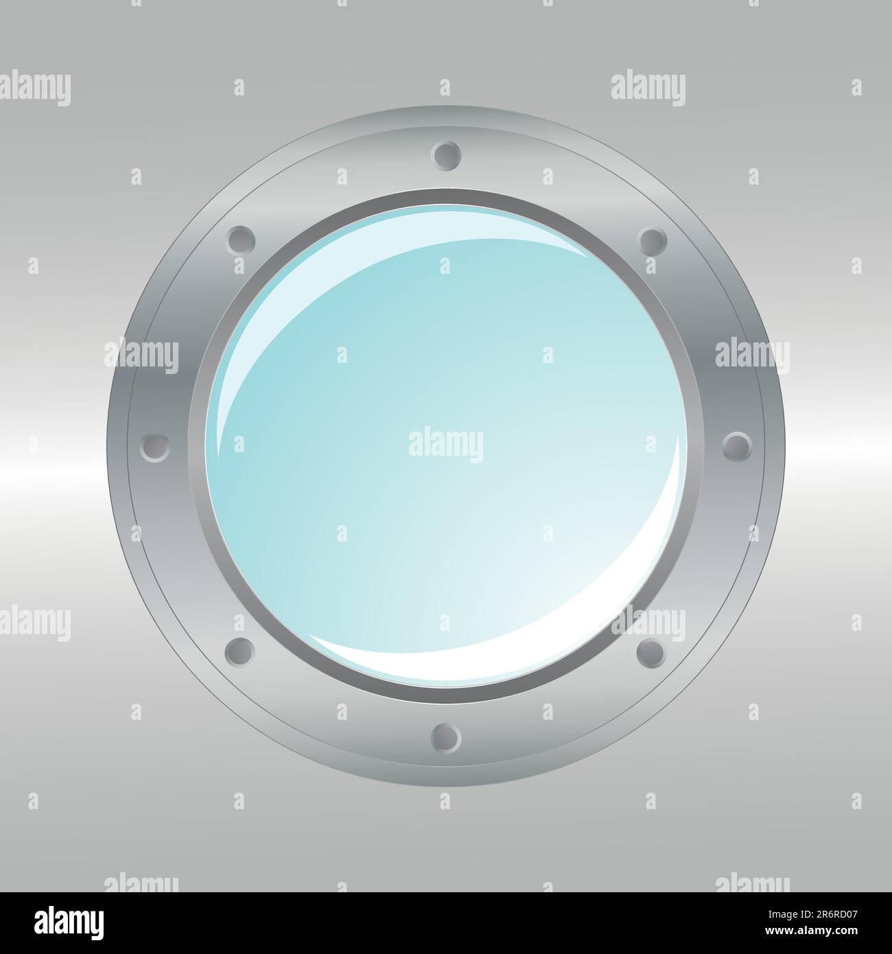 Vector realistic metallic porthole. Element for design Stock Vector ...