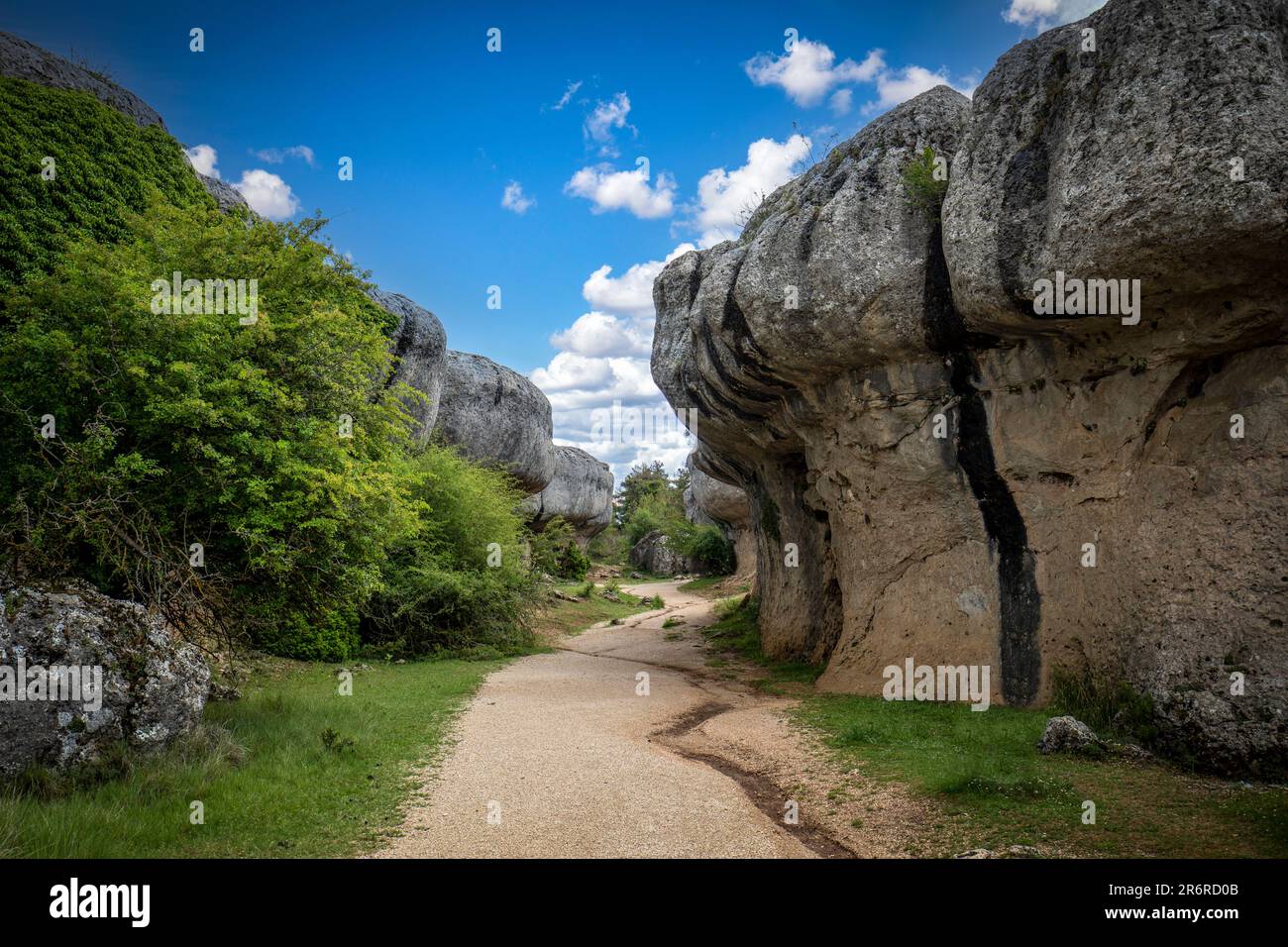 Capricious formations of calcareous rock and limestone in the Enchanted ...