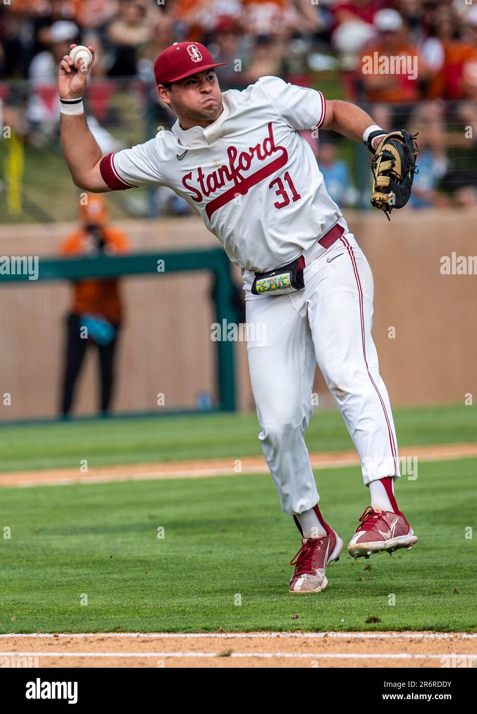 Stanford infielder carter graham hi-res stock photography and images ...