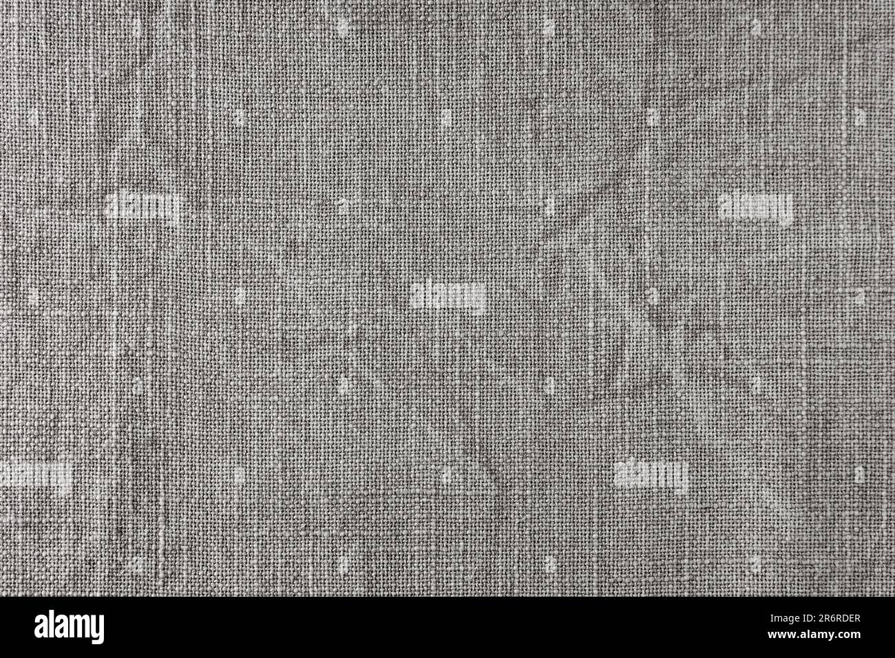 Natural gray linen fabric texture background. Flax cloth surface, tablecloth, upholstery ...