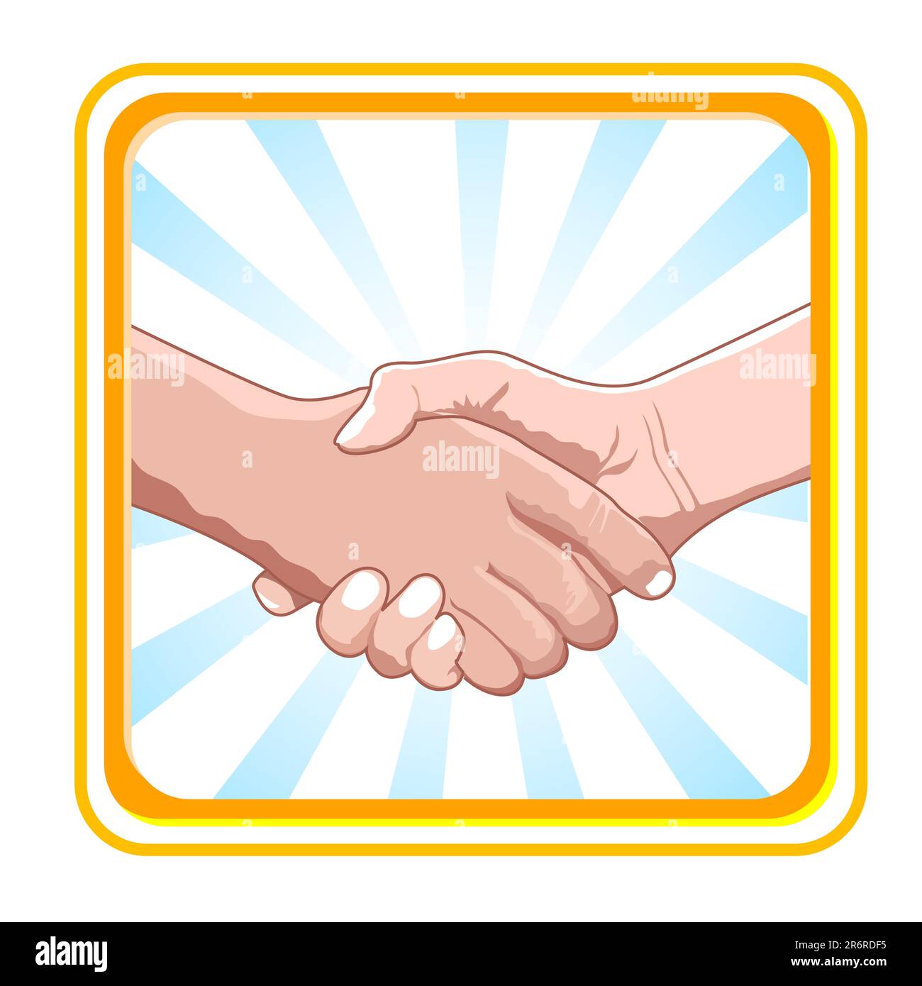 illustration of business deal on white background Stock Vector Image ...