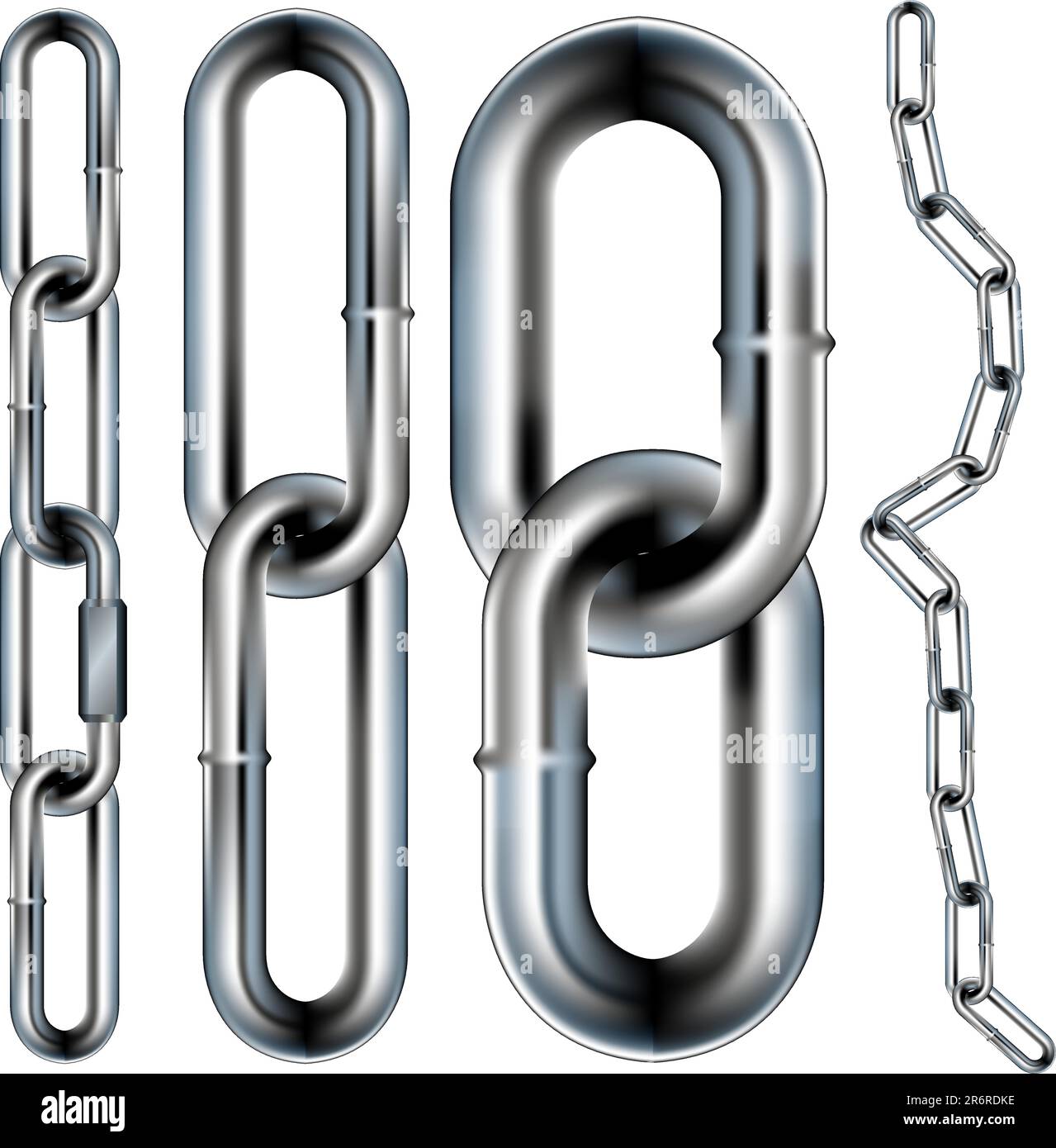 Chain links pattern - vector illustration. You can create your own ...