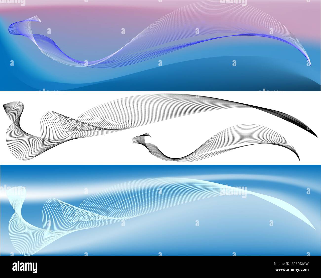 vector of blend pattern collection with gradient mesh Stock Vector ...